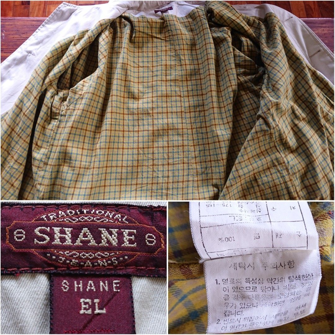 SHANE / MEN TRENCH COAT OVERCOAT CREAM KOREA on Carousell