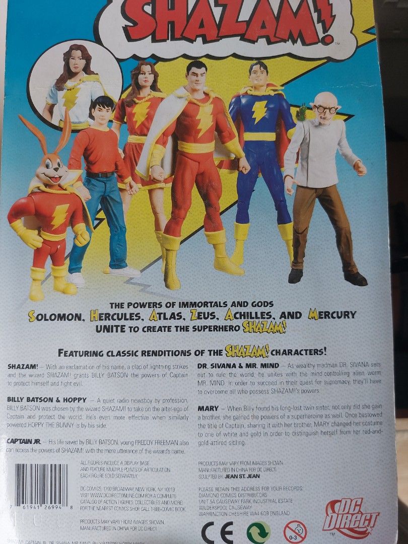 Shazam (Billy Batson), Hobbies & Toys, Toys & Games on Carousell