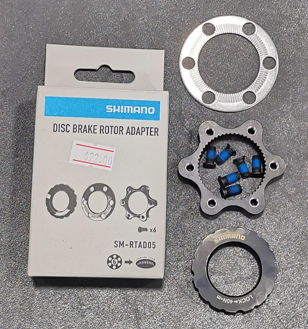 Shimano RTAD05 Disc Brake Rotor Adapter, Sports Equipment, Bicycles ...