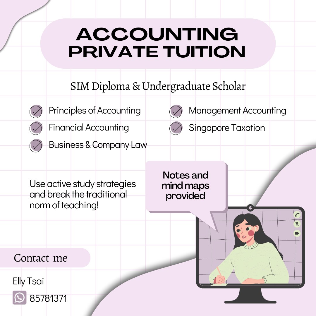 SIM Accounting Tuiti0n , Announcements on Carousell