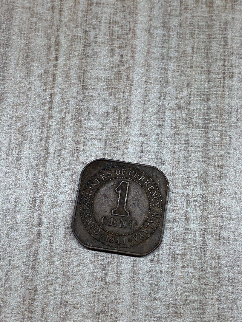 Singapore Square 1 Cent Coin, Hobbies & Toys, Memorabilia ...