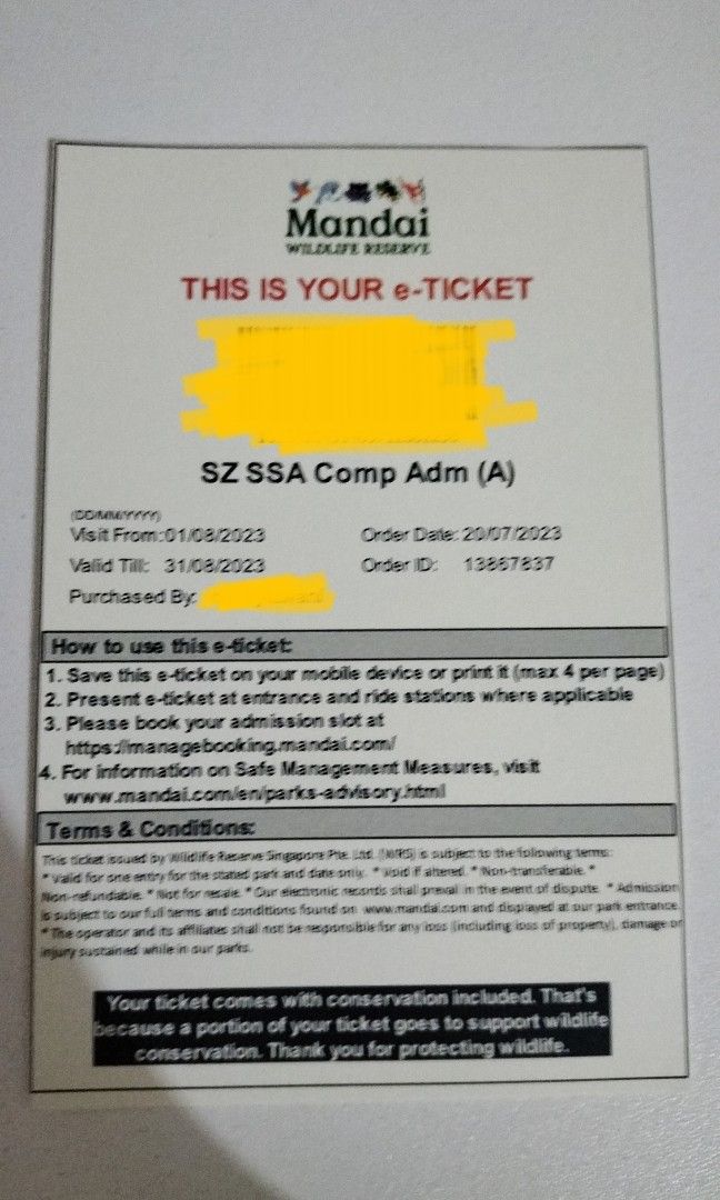 Singapore Zoo Ticket, Tickets & Vouchers, Local Attractions & Transport ...