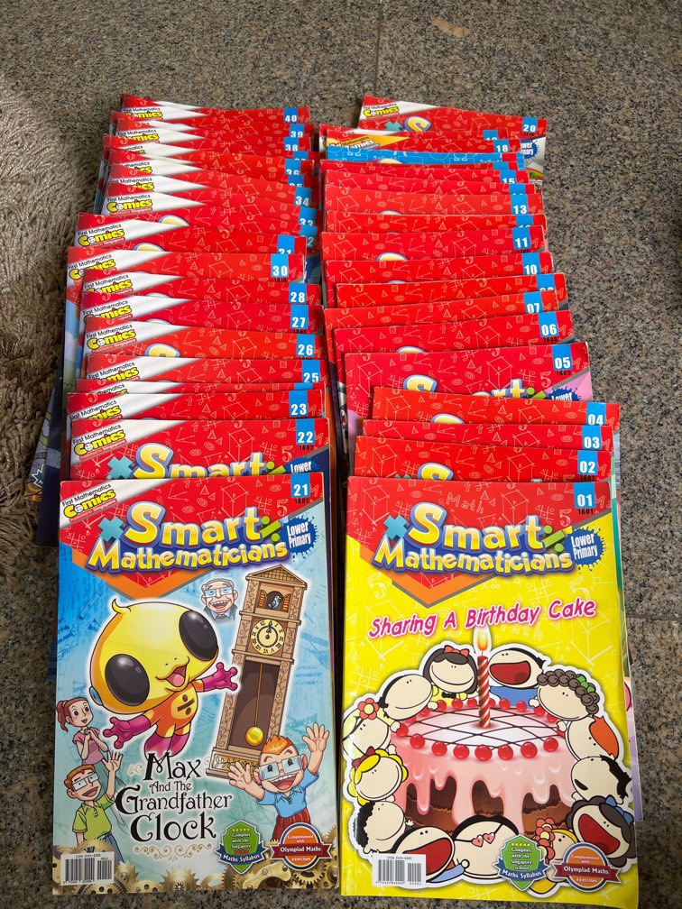 Smart Mathematicians Lower Primary total 38 books, Hobbies & Toys ...