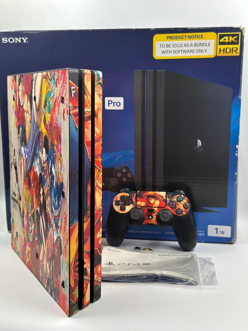 Sony PlayStation PS4 Pro 1TB 4K Edition 2022 with One apice Customized ...