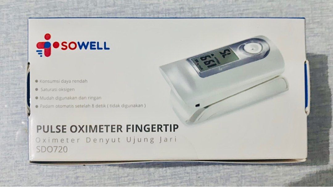 SOWELL : Oximeter Pendeteksi Oksigen Tubuh Alat Kesehatan Alat Cek ...