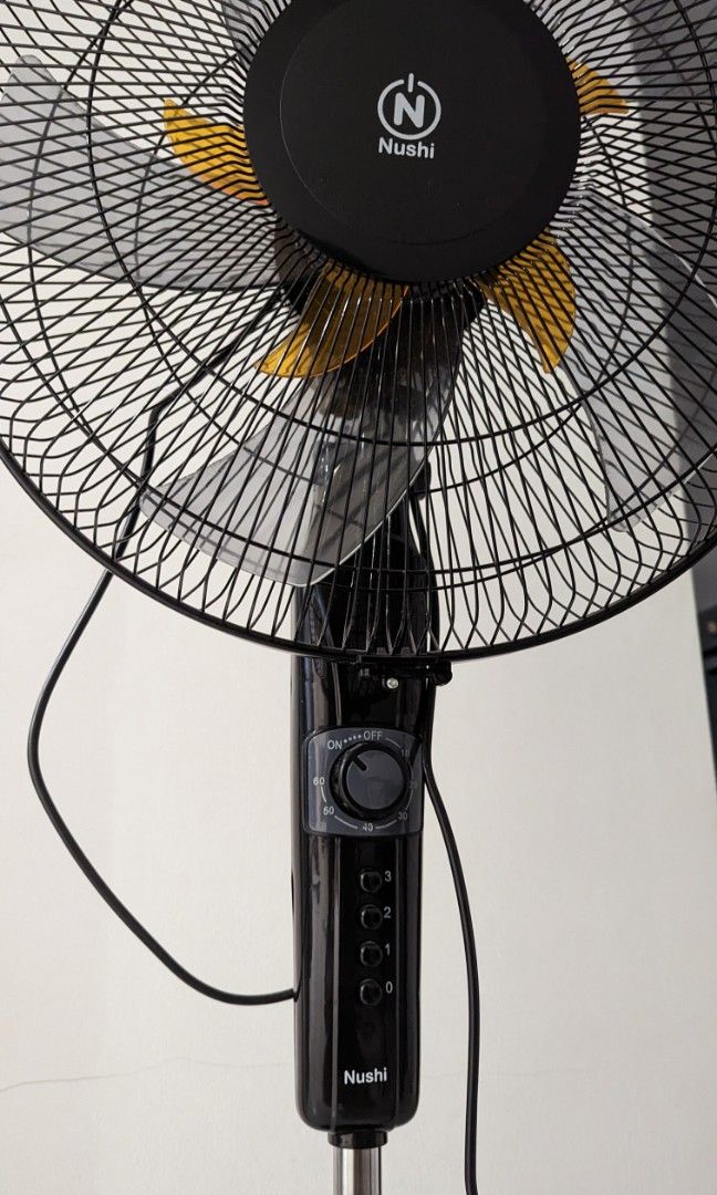 Stand fan in black, Furniture & Home Living, Lighting & Fans, Fans on ...