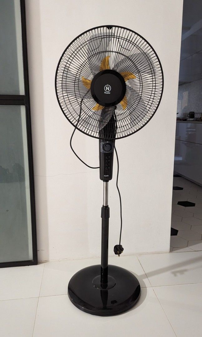 Stand fan in black, Furniture & Home Living, Lighting & Fans, Fans on ...