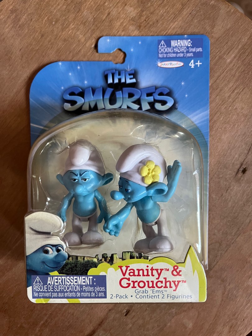 The Smurfs Vanity & Grouchy Figures, Hobbies & Toys, Toys & Games on ...