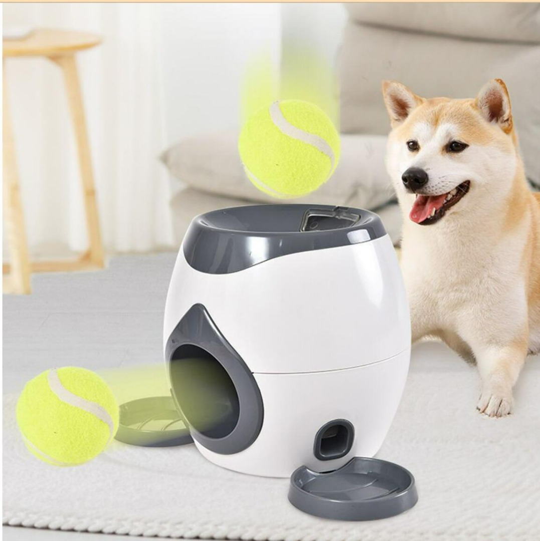 Throwing Machine Dog Training Toy Puppy Ball Throw Device Pet Tennis ...