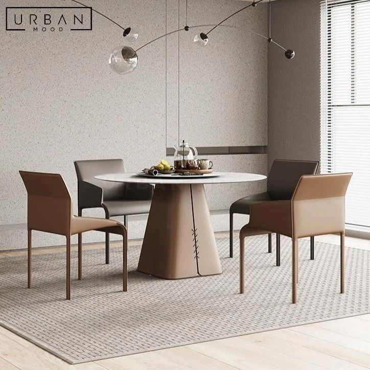 TIFFIN Modern Sintered Stone Dining Table, Furniture & Home Living ...
