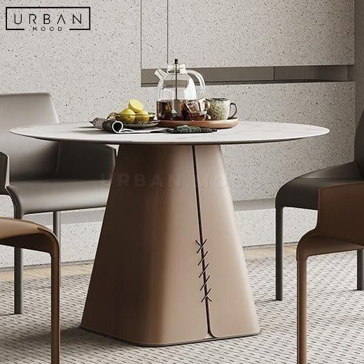 TIFFIN Modern Sintered Stone Dining Table, Furniture & Home Living ...