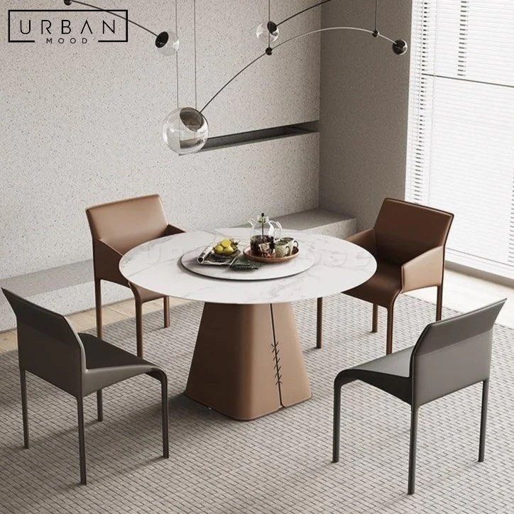 TIFFIN Modern Sintered Stone Dining Table, Furniture & Home Living ...