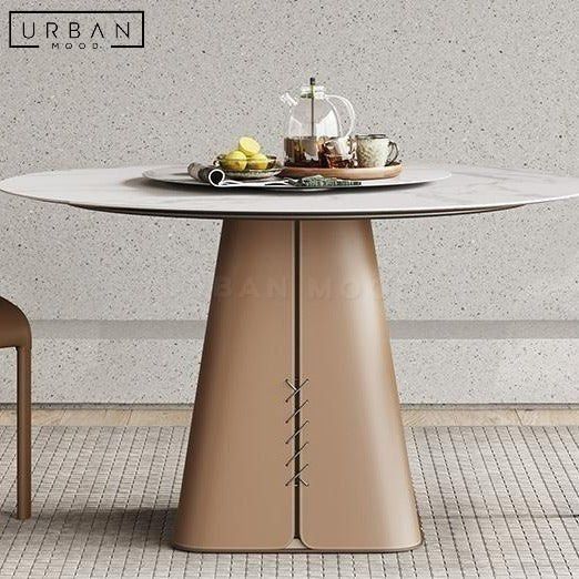 TIFFIN Modern Sintered Stone Dining Table, Furniture & Home Living ...