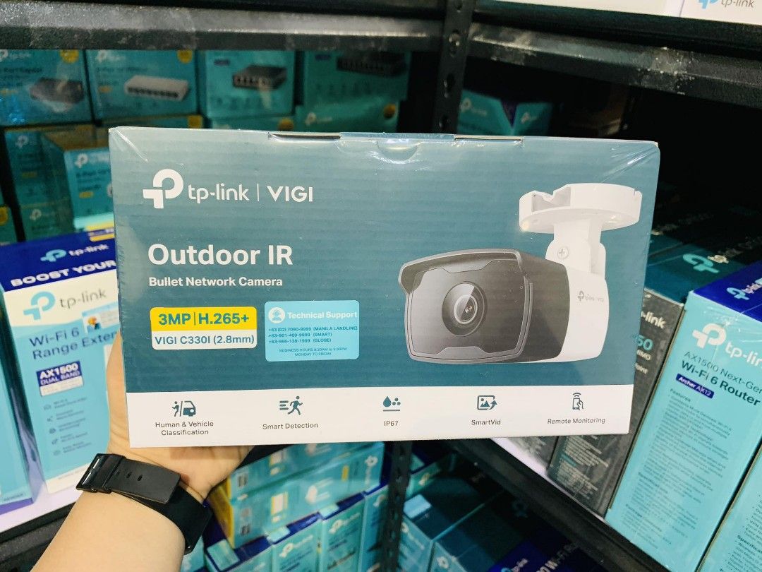 TP-Link VIGI C330I 4mm 3MP POE/12v DC Outdoor Bullet Network CCTV ...