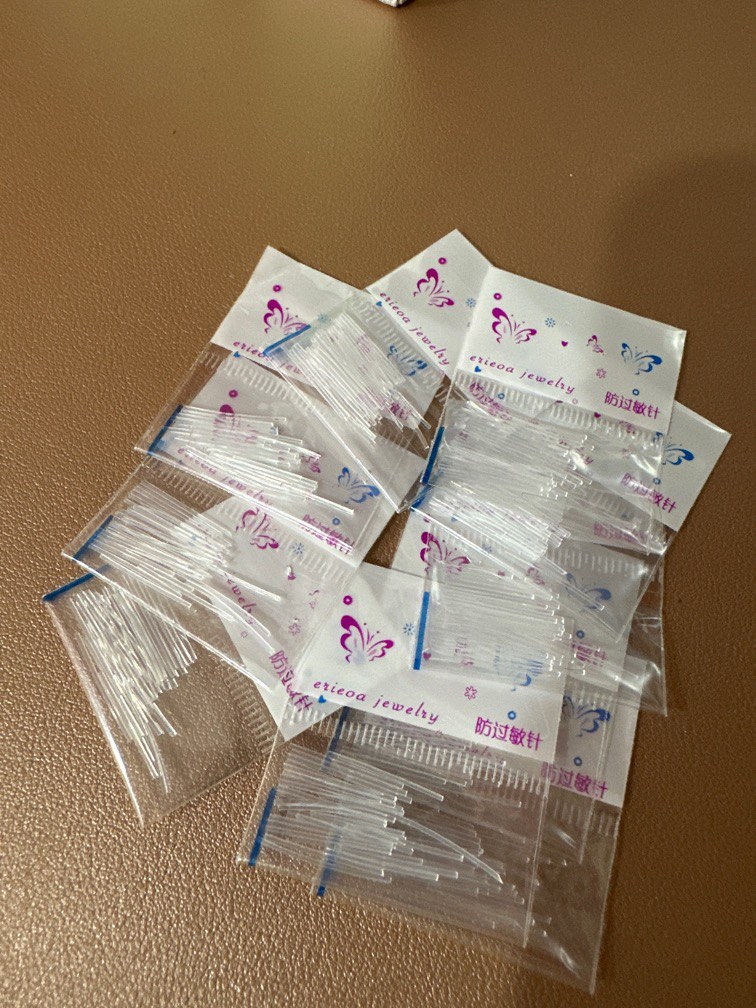 Transparent Ear Sticks, Women's Fashion, Jewelry & Organisers, Earrings ...