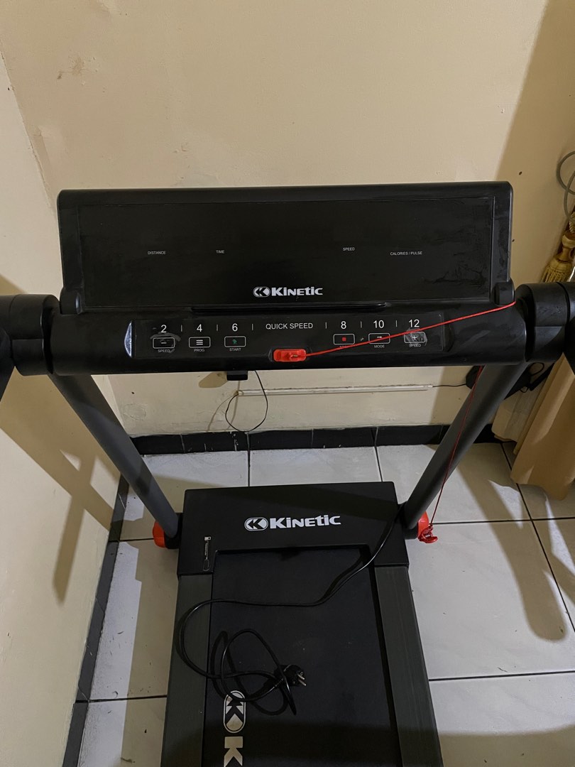 Treadmill Kinetic Motorized 0.8hp (Hitam&Orange), Elektronik, Lainnya ...