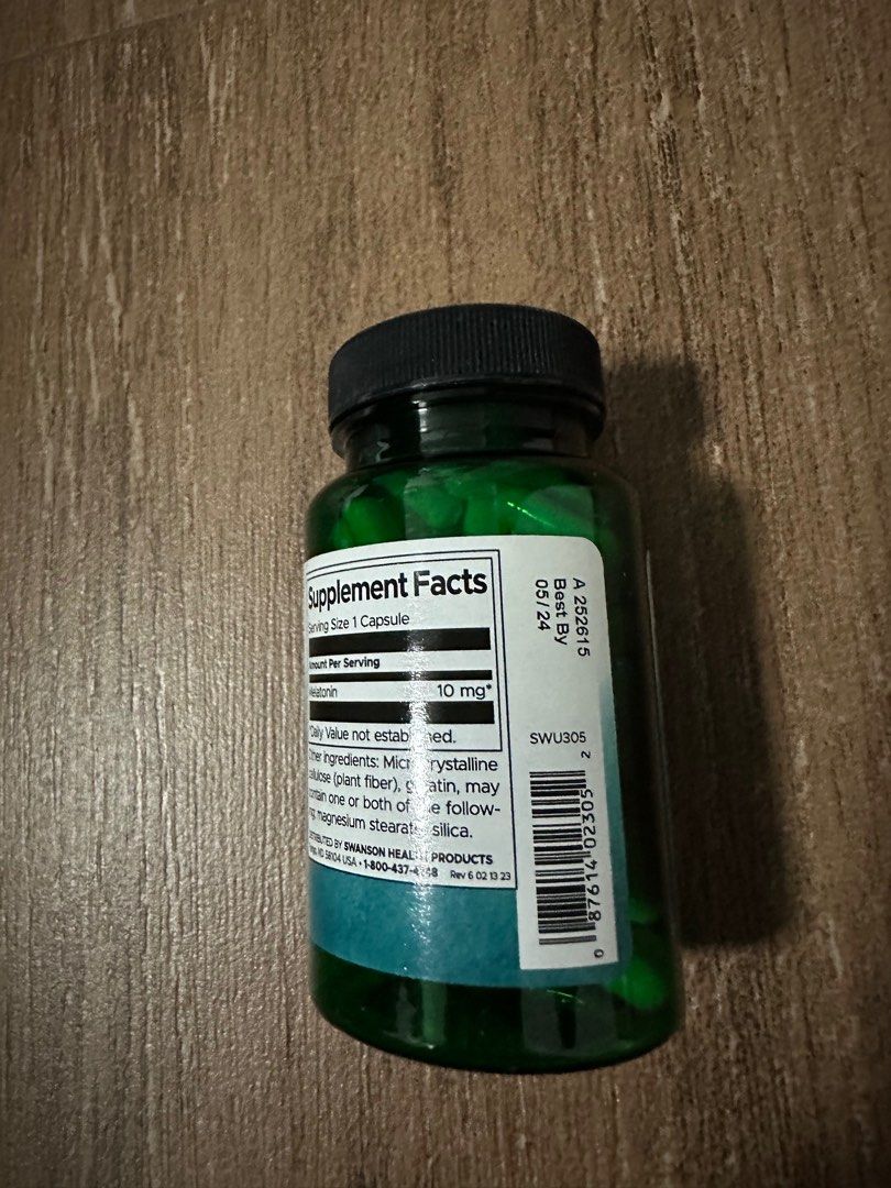 Triple Strength Melatonin 10mg (60 capsules), Health & Nutrition ...