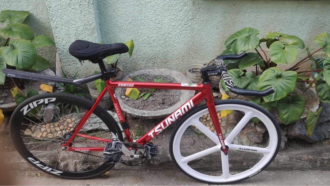 TSUNAMI SNM100 Red (Limited Edition), Sports Equipment, Bicycles ...