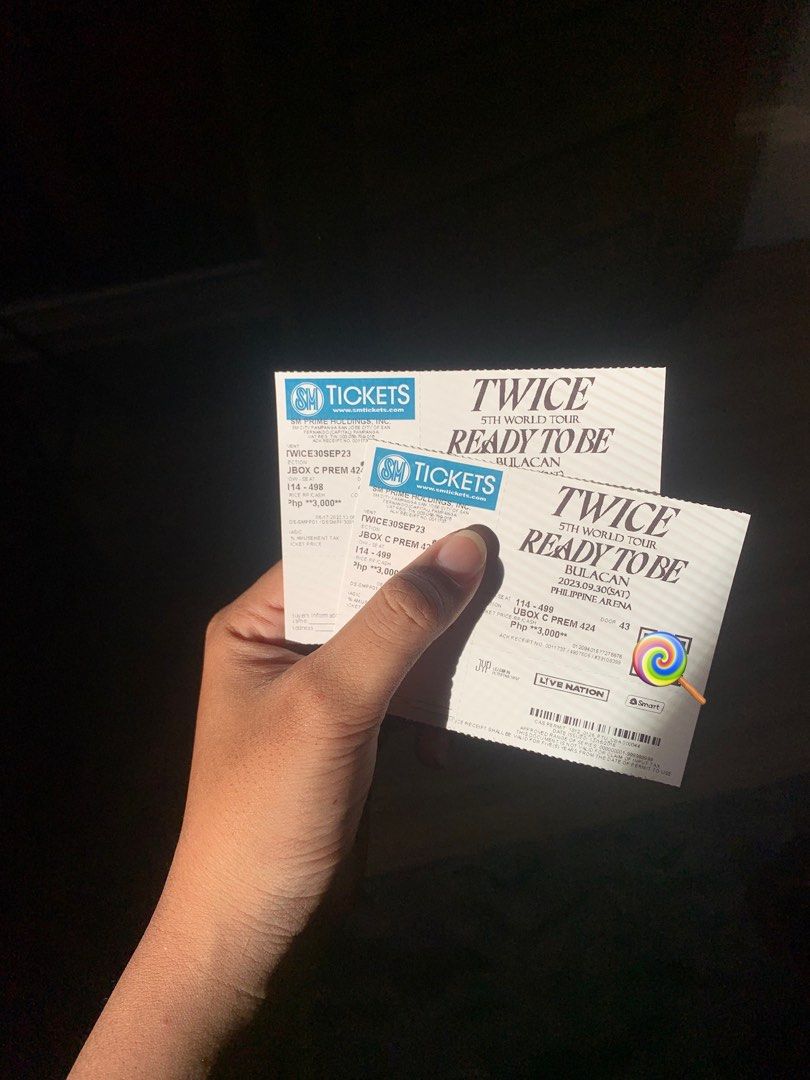 TWICE RTB BULACAN CONCERT TICKETS, Tickets & Vouchers, Event Tickets on ...