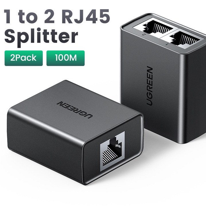 UGREEN 1 to 2 RJ45 Splitter, Computers & Tech, Parts & Accessories ...