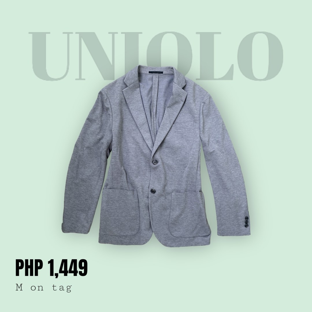 UNIQLO Slim Fit Blazer, Men's Fashion, Coats, Jackets and Outerwear on ...