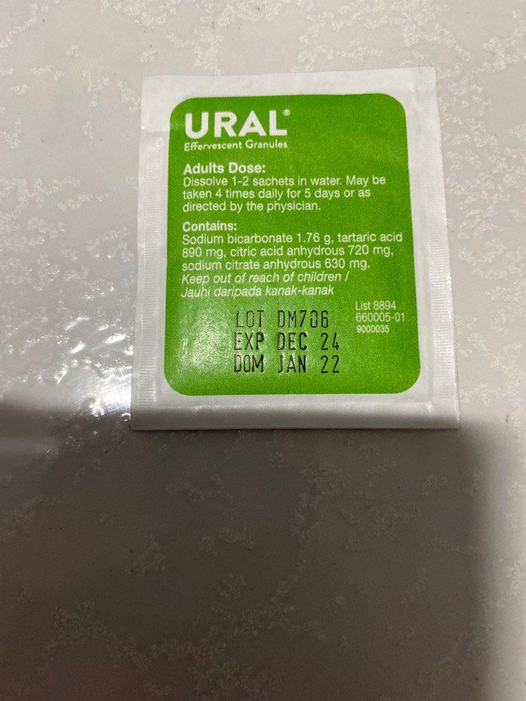 Ural Effervescent Granules, Health & Nutrition, Health Supplements, Health Food, Drinks & Tonics ...