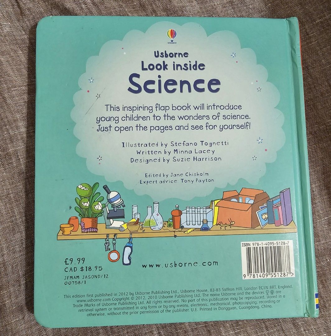 Usborne Look Inside Science (Lift-a-flap), Hobbies & Toys, Books ...
