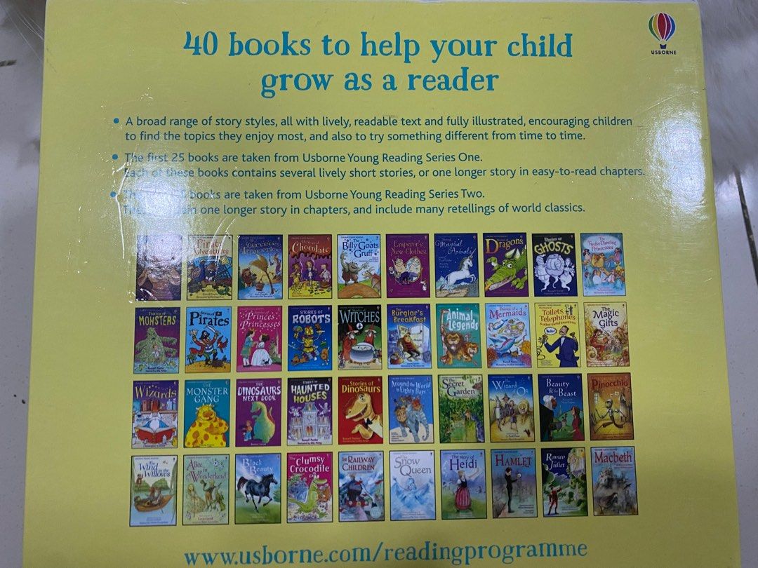 Usborne Young Reading Series Collection 40 Books Box, Hobbies & Toys ...