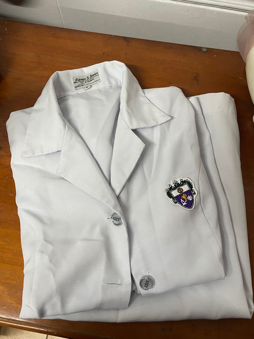 UST faculty of Pharmacy Type A Uniform, Women's Fashion, Dresses & Sets ...