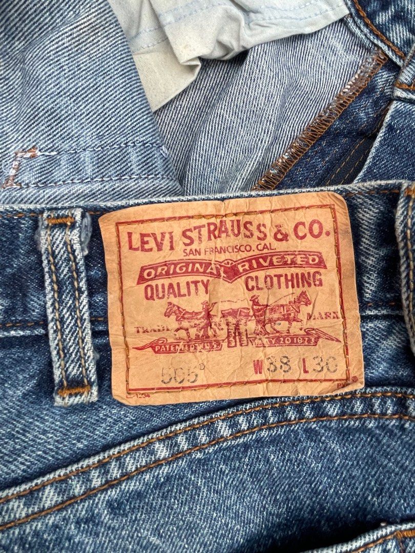 Vintage Levis 505 R Stone Wash, Men's Fashion, Bottoms, Jeans on Carousell