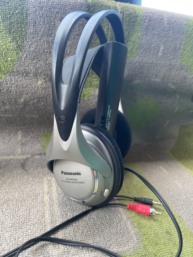 Vintage Panasonic Wireless Transmitter Headphones, Audio, Headphones ...