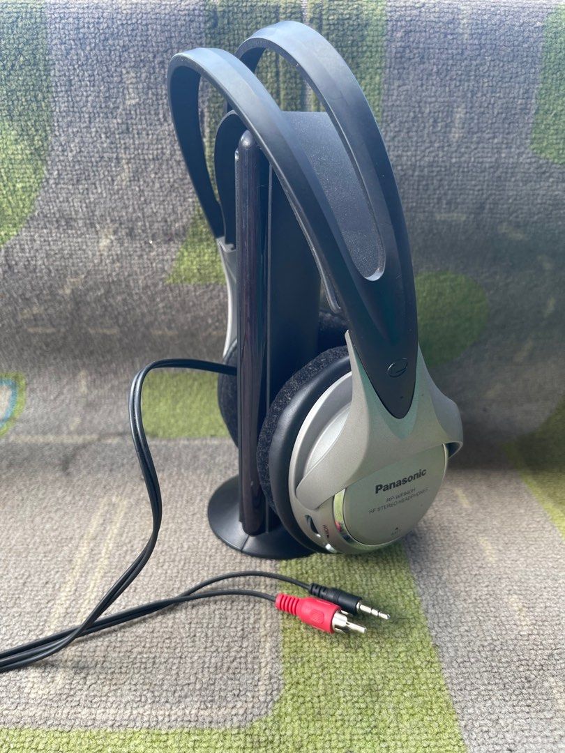 Vintage Panasonic Wireless Transmitter Headphones, Audio, Headphones ...
