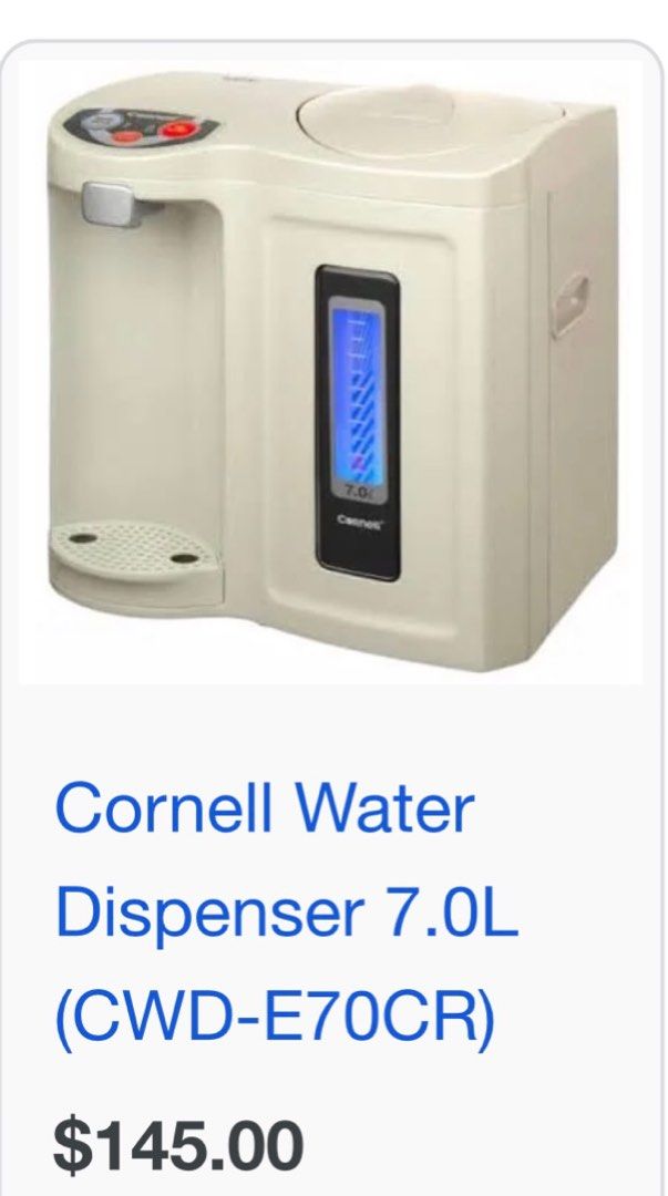 Water Dispenser (Cornell), TV & Home Appliances, Kitchen Appliances ...