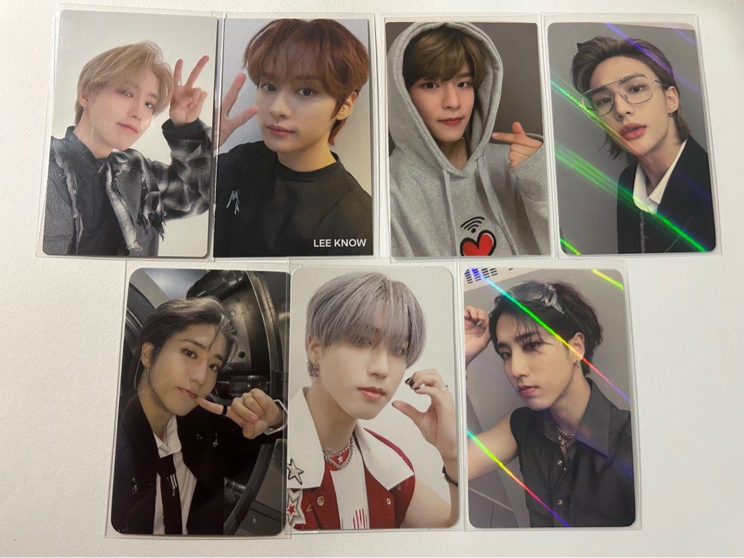 wts stray kids skz assorted pcs hyunjin leeknow seungmin han jisung ...