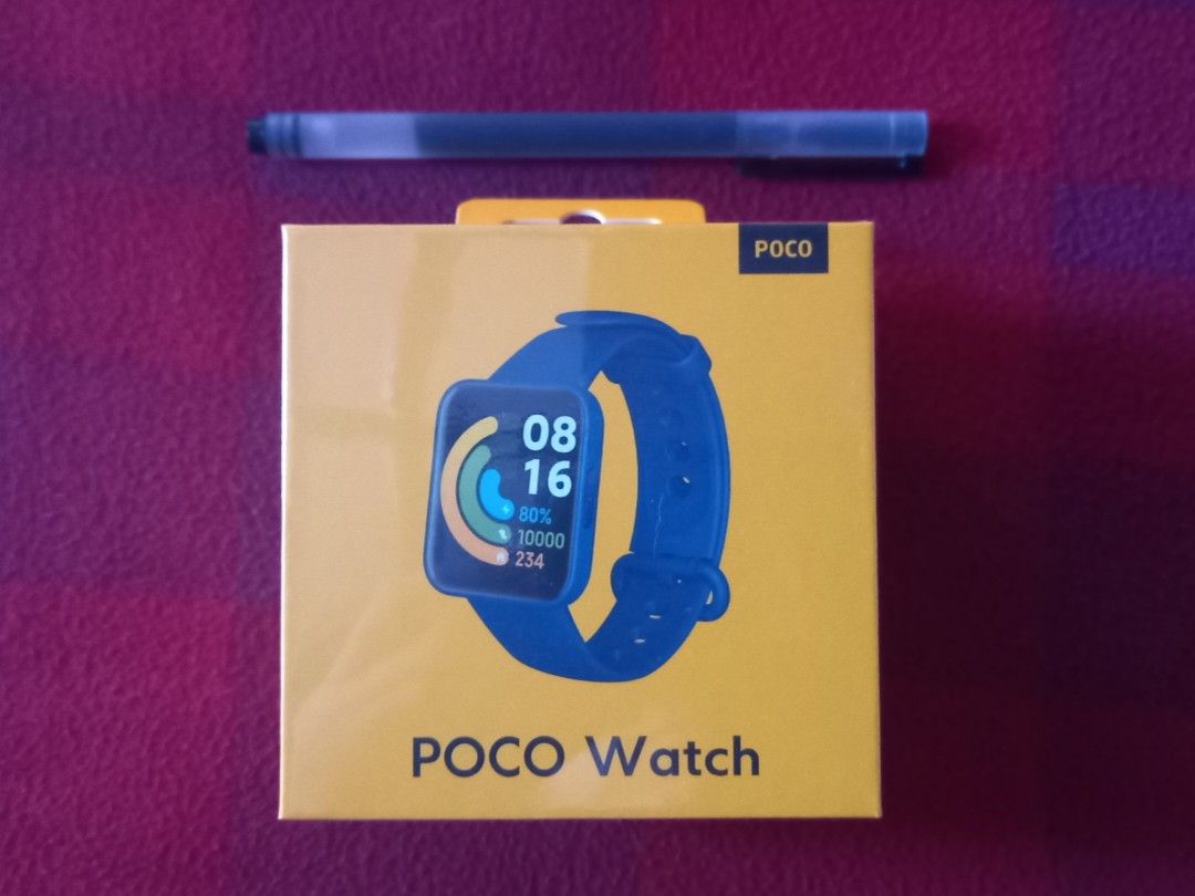 Xiaomi Poco Watch Global Version Blue with Freebie, Mobile Phones ...