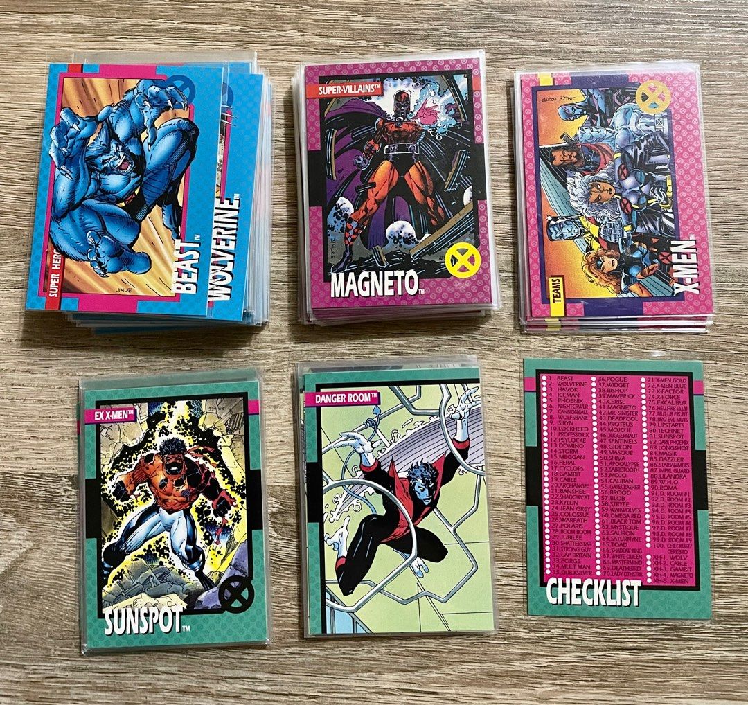 1992 Impel Marvel X-Men (Jim Lee) trading cards on Carousell