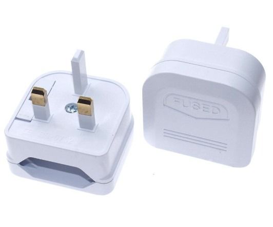 2 Pin to 3 Pin Power Socket Plug Adapter Converter Wall Charger for ...