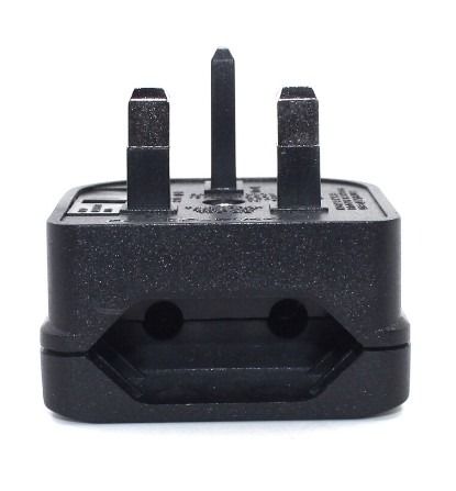 2 Pin to 3 Pin Power Socket Plug Adapter Converter Wall Charger for ...