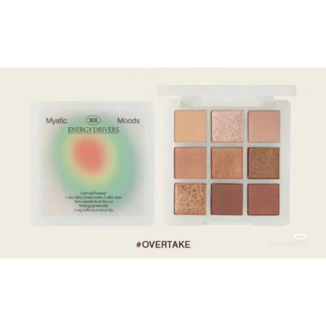 3CE OVERTAKE- 3CE x mystic moods multi eye color palette #overtake ...