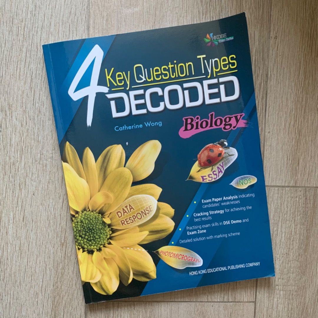 4 Key Question Types DECODED HKDSE Biology, 興趣及遊戲, 書本 & 文具, 教科書 - Carousell