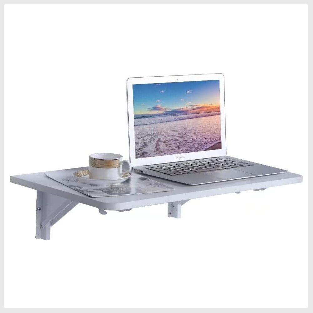 9 Plus Wall Mounted Floating Folding Table, Drop Leaf Dining Table ...