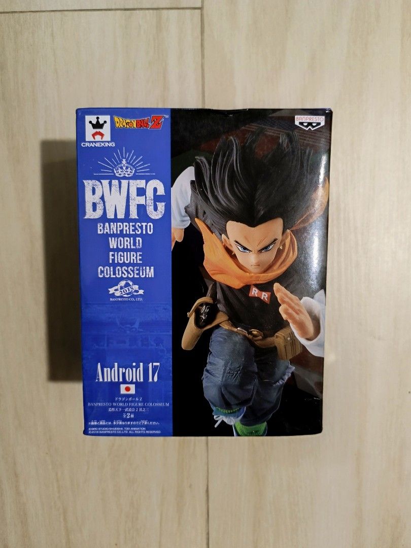 絕版罕有 人造人 17號 景品 模型 闊盒 龍珠Z Dragon Ball figure bandai BWFC Android 17, 電子遊戲, 遊戲機配件, 互動遊戲Figure ...