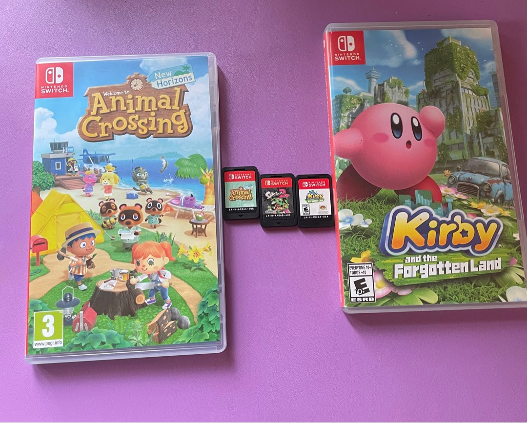 ACNH, Kirby, and splatoon 2, Video Gaming, Video Games, Nintendo on ...