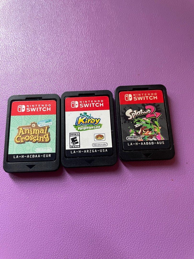 ACNH, Kirby, and splatoon 2, Video Gaming, Video Games, Nintendo on ...