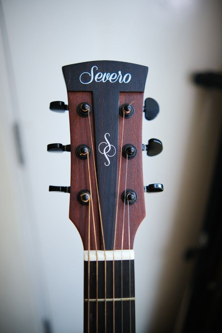 Severo Acoustic Guitar + Hard Case on Carousell