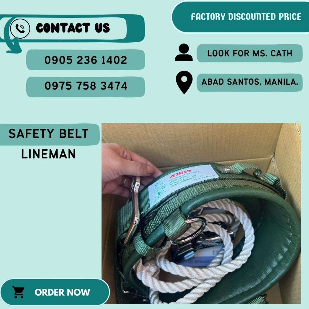 ADELA SAFETYBELT H117, Commercial & Industrial, Construction Tools ...