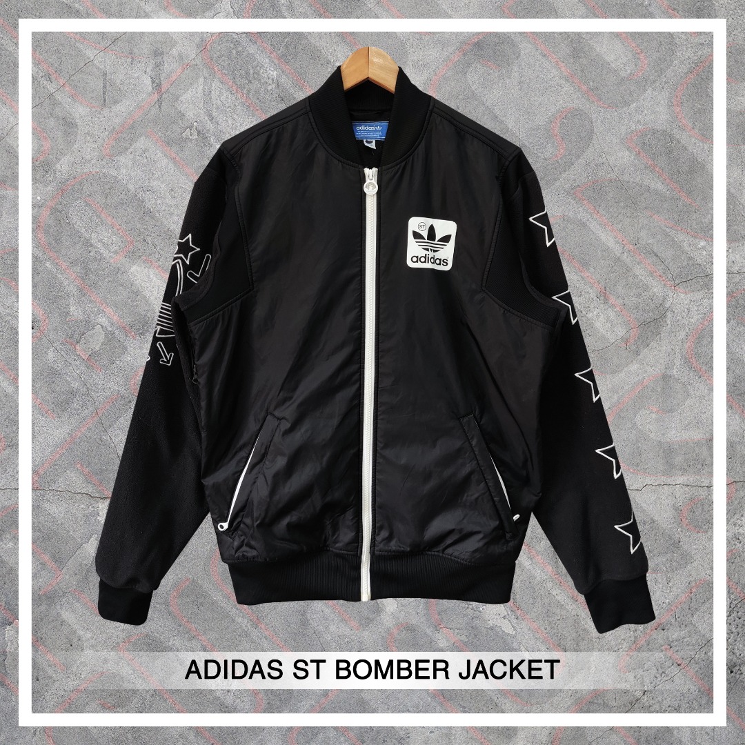 ADIDAS ST BOMBER JACKET, Men's Fashion, Coats, Jackets and Outerwear on ...