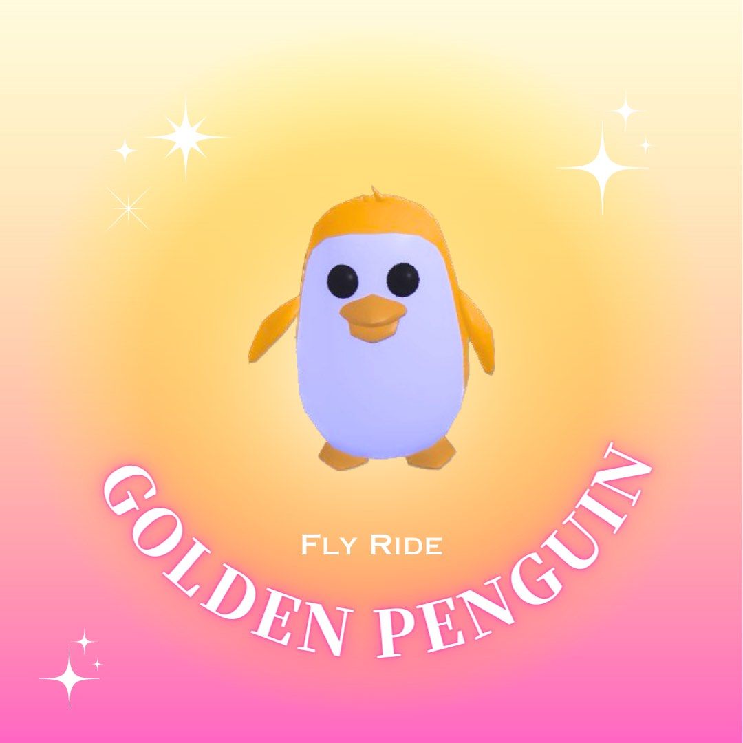 Adopt Me - Golden Penguin (FR), Video Gaming, Gaming Accessories, In ...