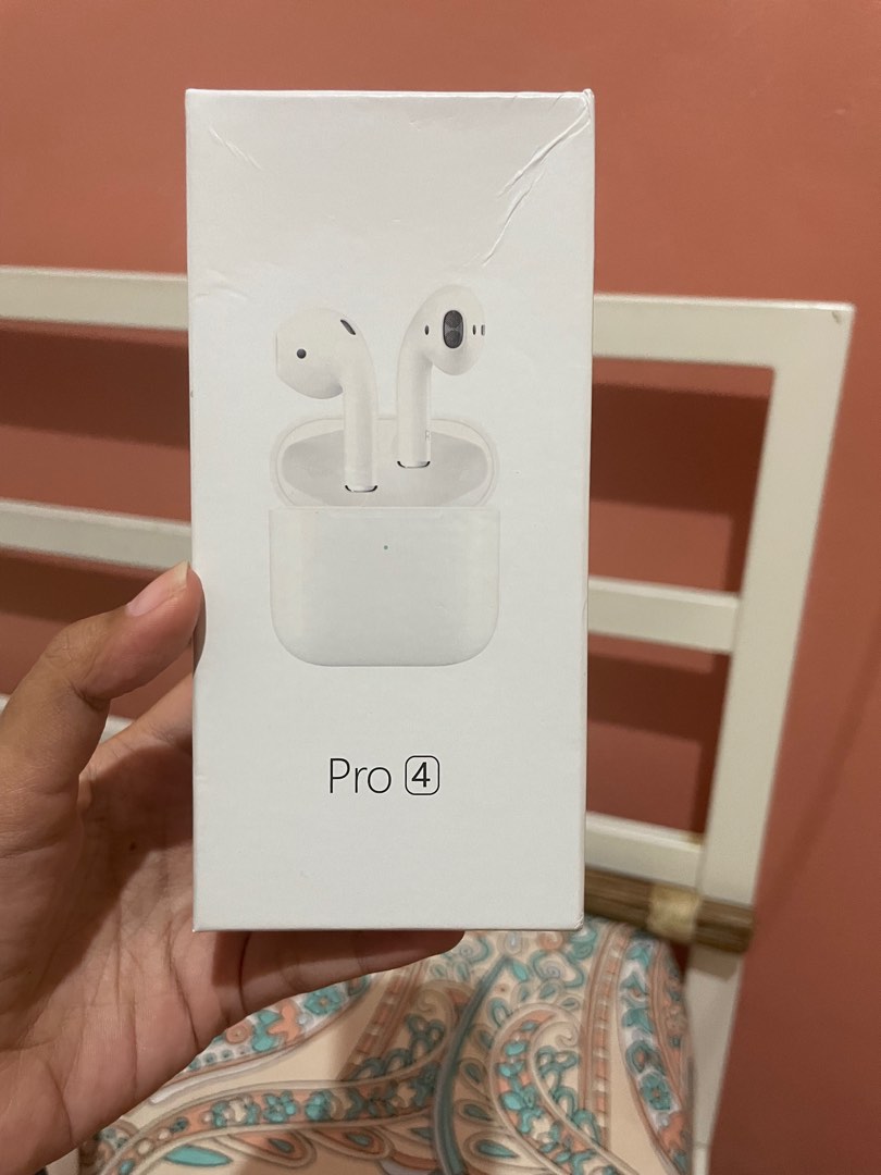 Airpod Earphone Goojodoq PRO 4 NEW (cuma lepas plastik box) on Carousell