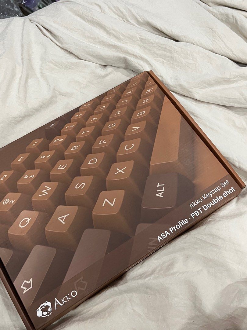 Akko Chocolate ASA Keycap Set, Computers & Tech, Parts & Accessories ...